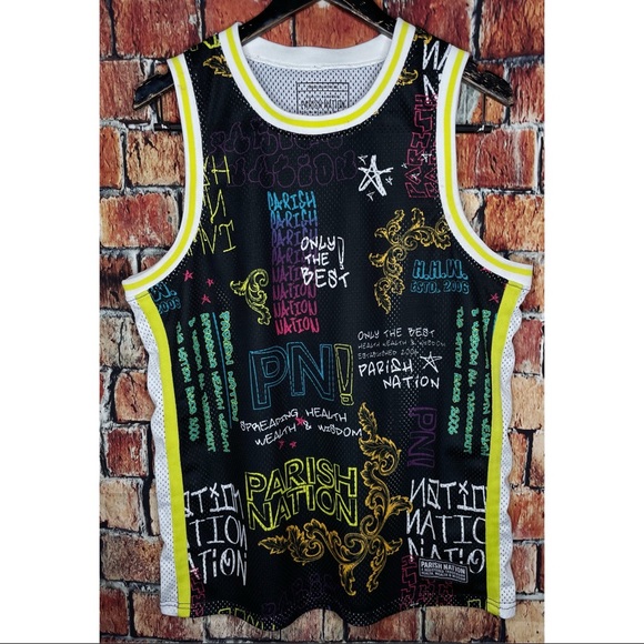 Parish Nation | Shirts | Parish Nation Men Mesh Basketball Jersey Tank ...